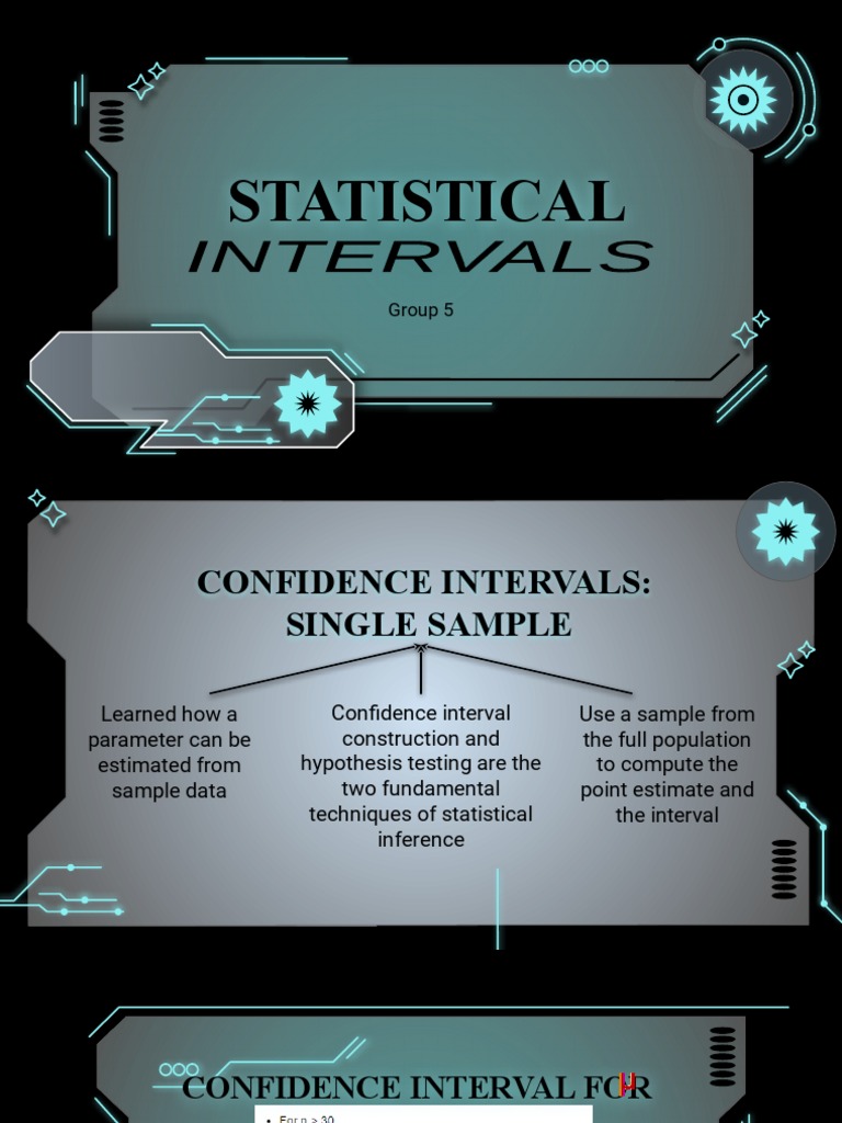 Statistical Intervals | PDF | Confidence Interval | Statistics