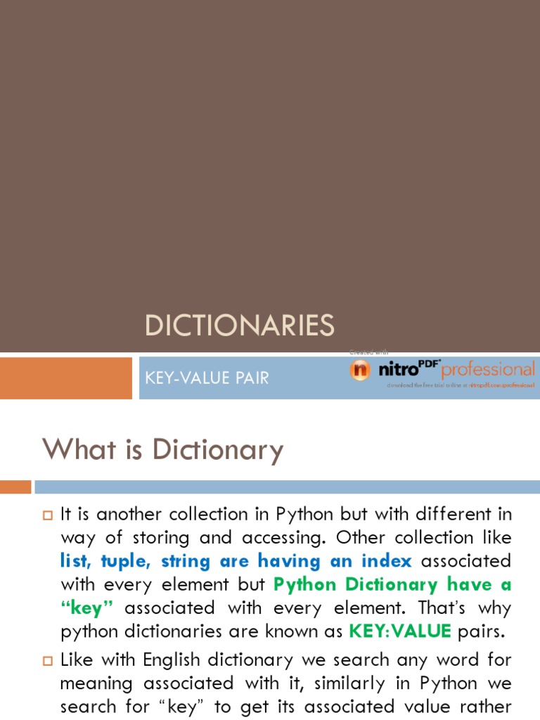 15 DICTIONARIES-2-unlocked | PDF | Software Development | Programming Paradigms