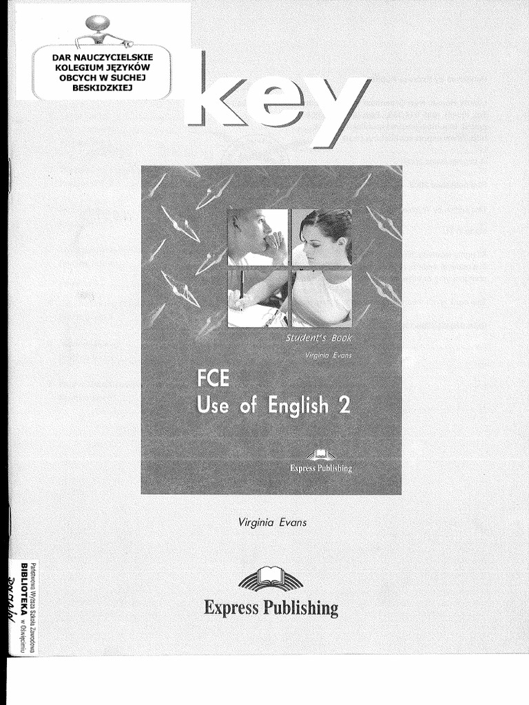 Fce Use of English 2 Key | PDF