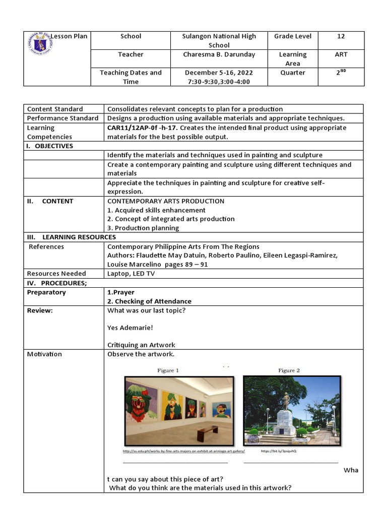 Cpar - Q2-W5-6 | PDF | Wood Carving | Crafts & Hobbies