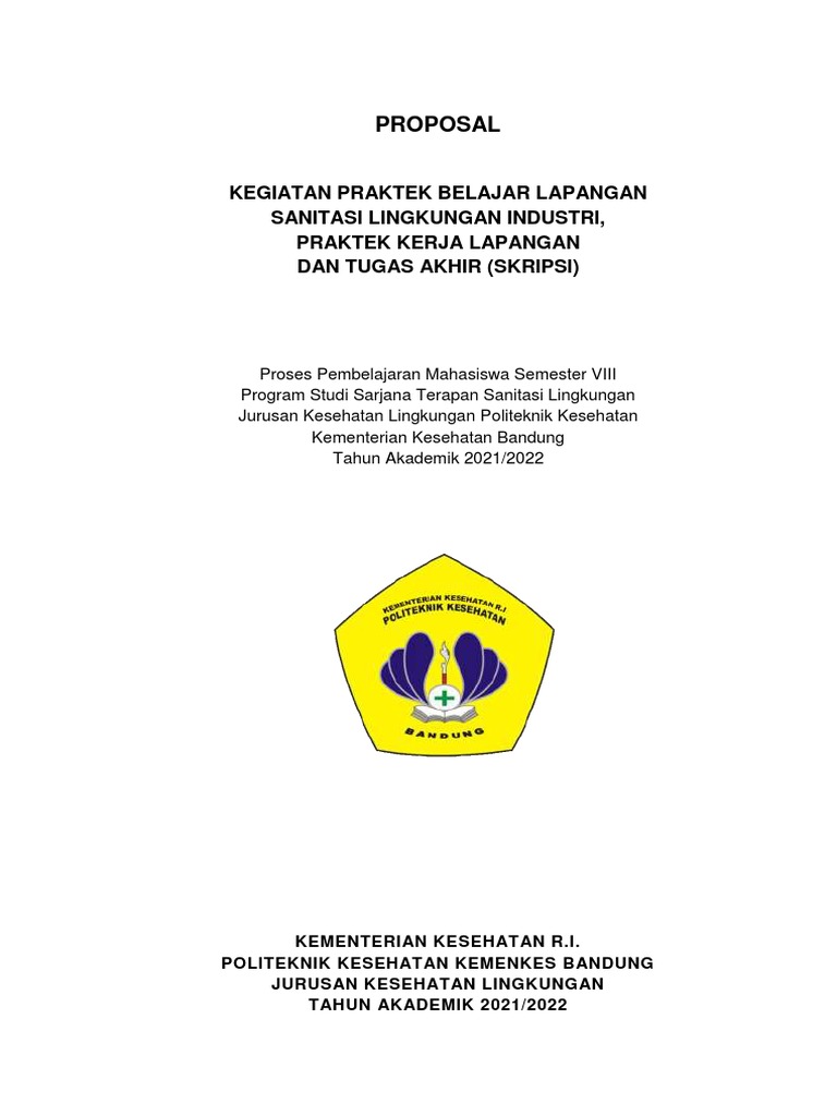 Proposal Pbl-Pkl-Skripsi 2021-2022 | PDF