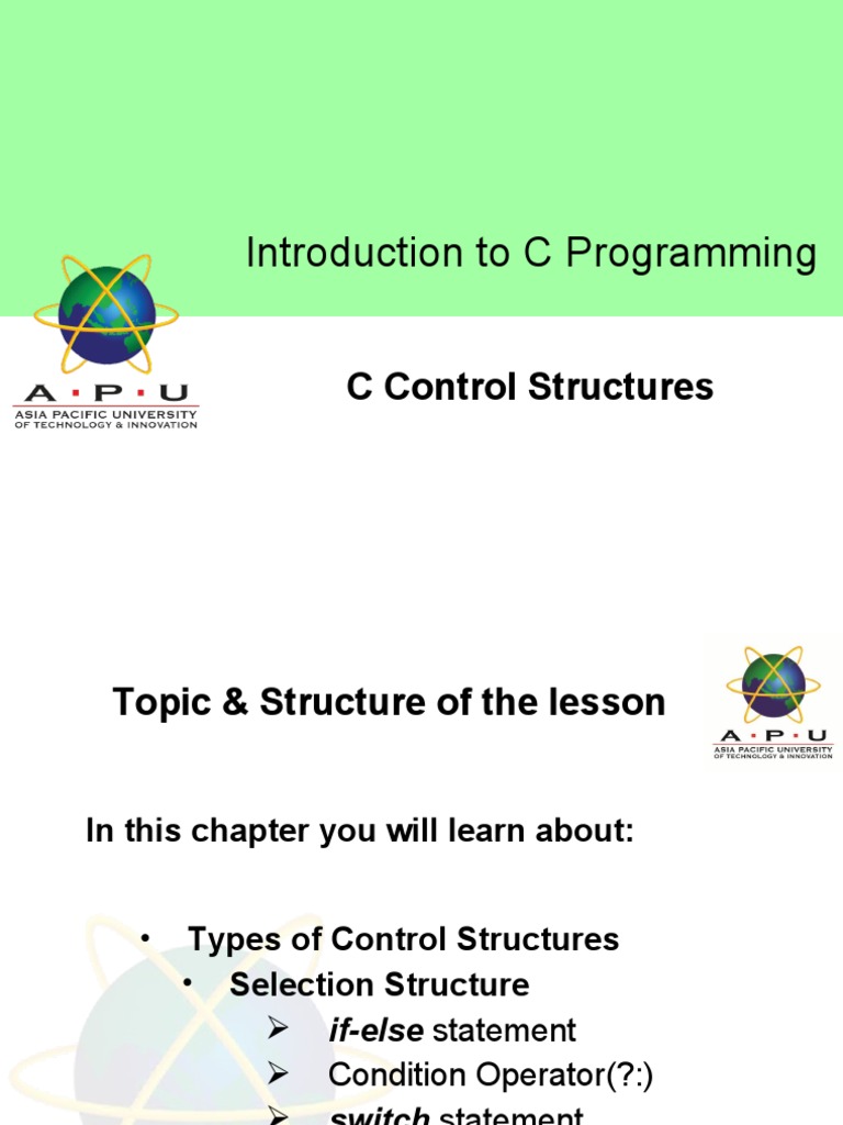 Mastering Control Structures in C Programming: An Introduction to ... Mastering Control Structures in C Programming: An Introduction to ...