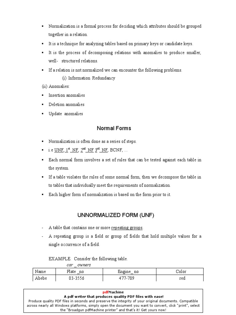 Norma | PDF | Sql | Databases