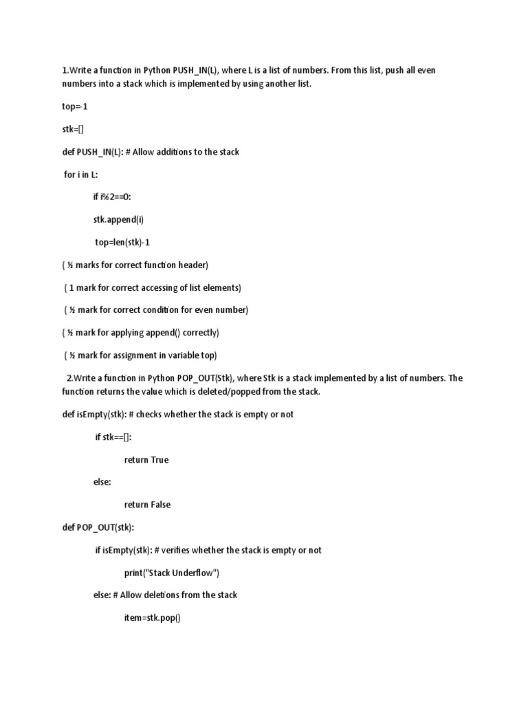 Programs On Stack | PDF | Computer Engineering | Computer Science