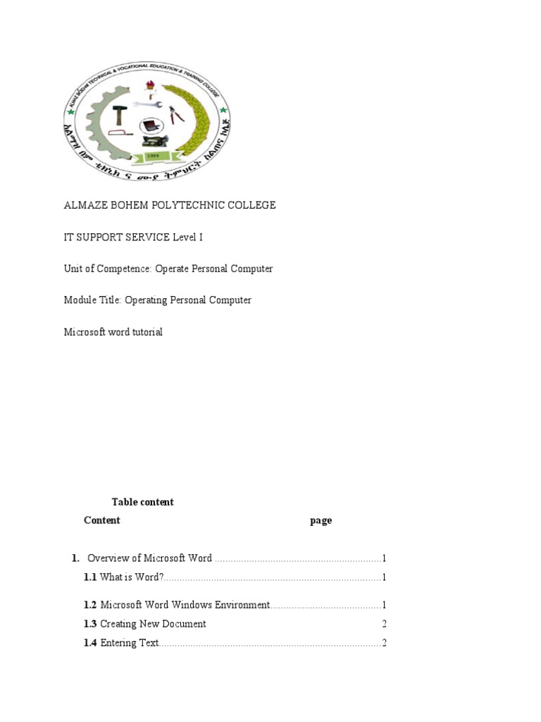 Information Sheet Ms-Word | Download Free PDF | Microsoft Word | Window ...