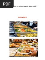 Module 4 (Pinggang Pinoy - Healthy Food Plate For Filipinos) | PDF