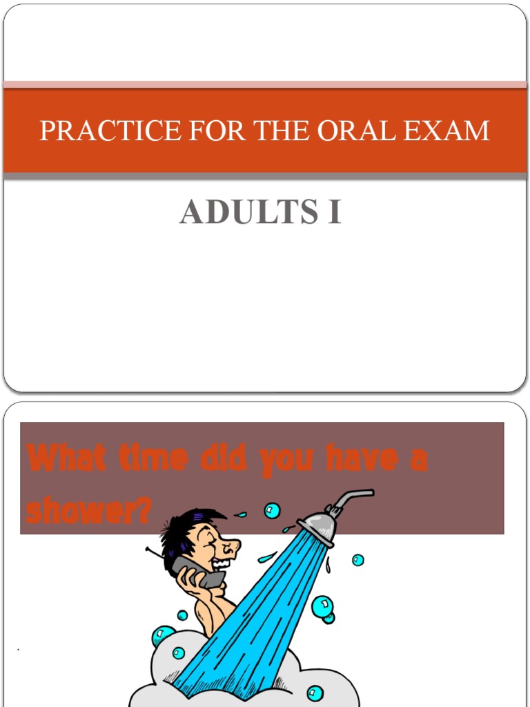 Practice For The Oral Exam (December) | PDF