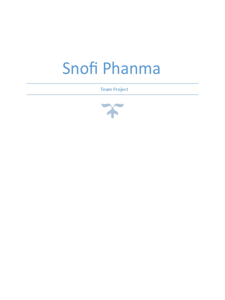 Snofi | PDF | Sanofi | Business
