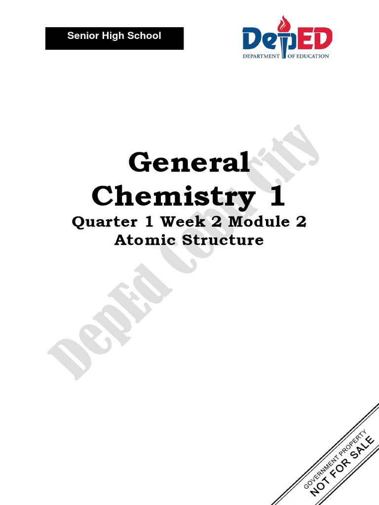 Gen Chem 1 Module 2 2nd Edition 2021 | PDF | Ion | Chemical Compounds