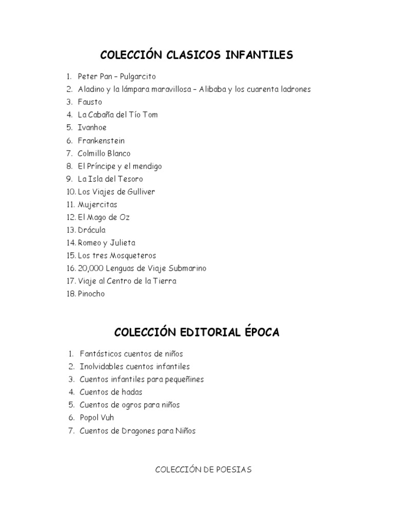 Acervo Literario Nuevo | PDF | Libros para adolescentes | Ficción general