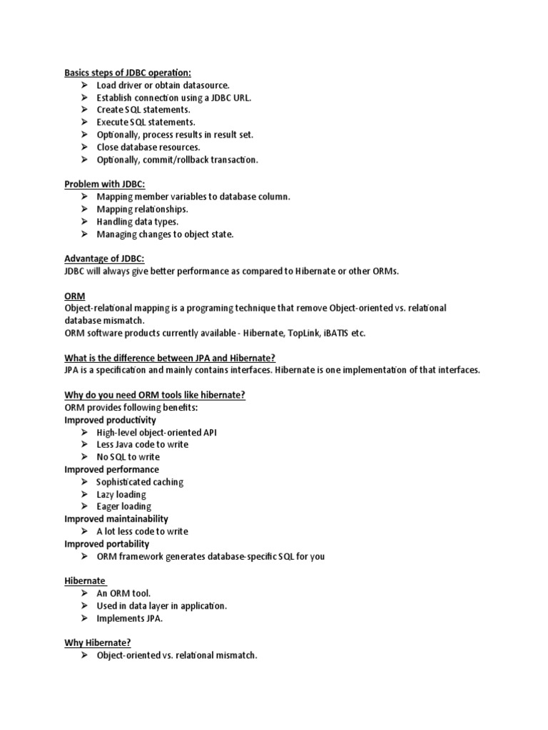 Hibernate Download Free Pdf Databases Class Computer Programming 