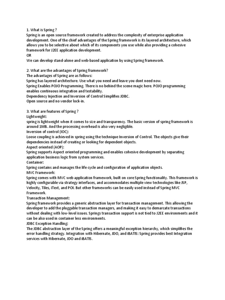 Old Spring Pdf Spring Framework Model View Controller