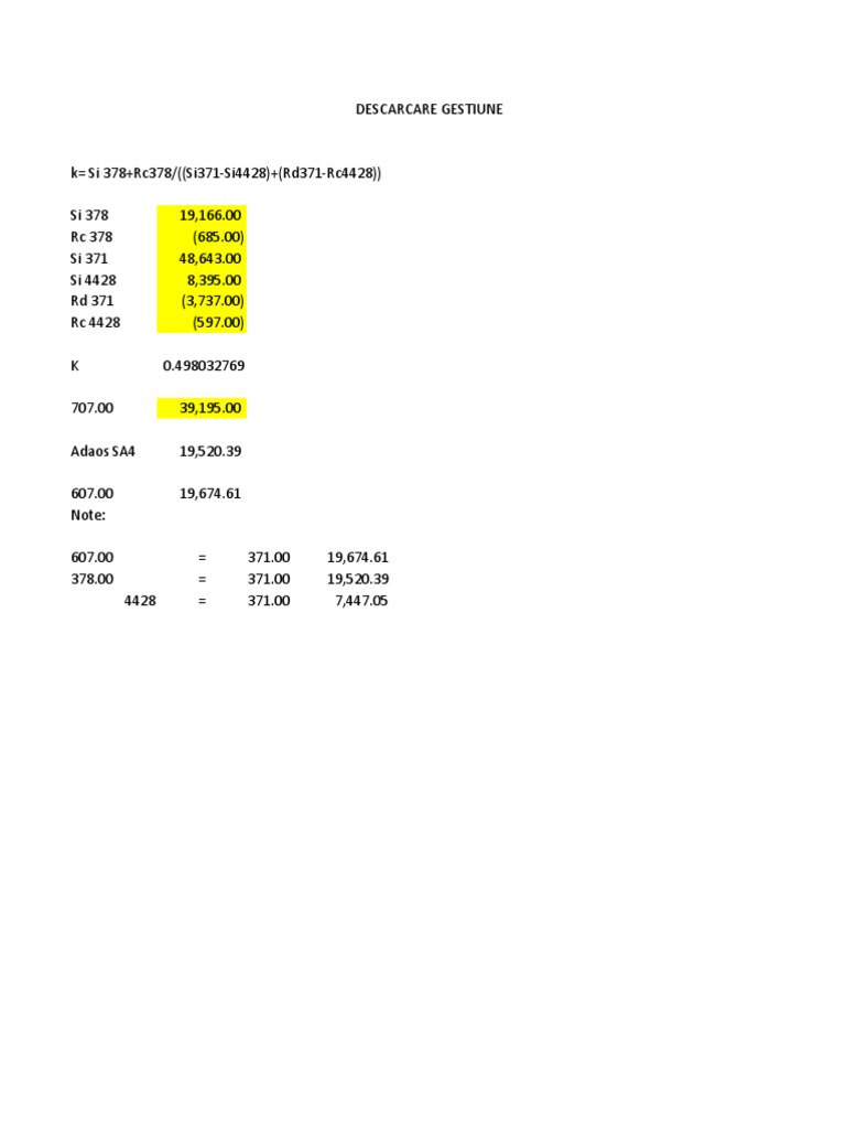 Descarcare Gestiune K | PDF