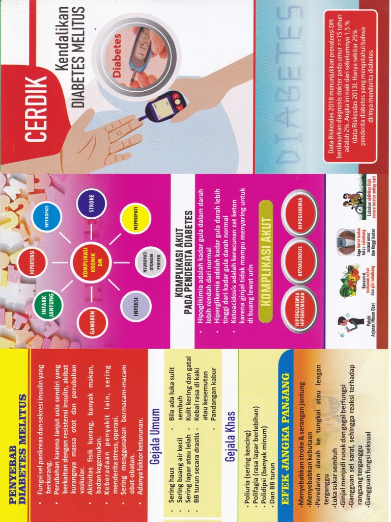 Leaflet Diabetes Melitus | PDF