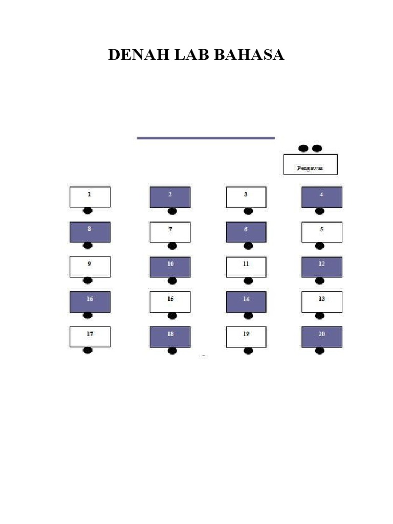 Denah Lab Bahasa | PDF
