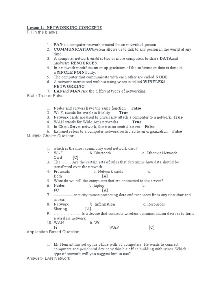 Full Notes | PDF | Relational Database | Computer Network Full Notes | PDF | Relational Database | Computer Network