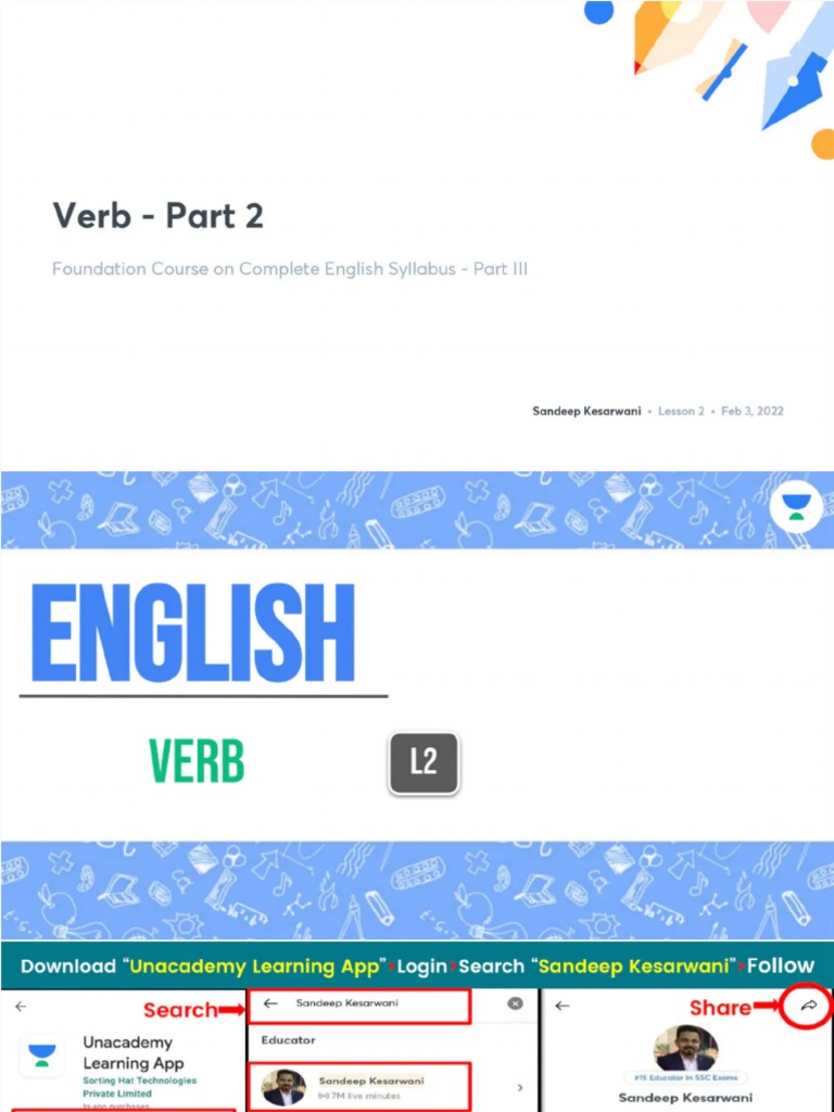 Verb Part 2 | PDF
