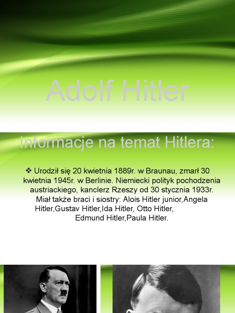 Adolf Hitler | PDF
