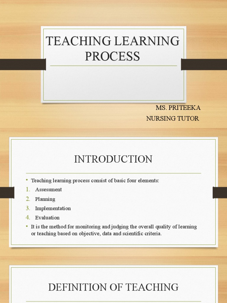Teaching Learning Methods | PDF | Nursing | Learning