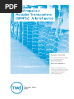 Mammoet SPMT: Precision Heavy Transport | PDF | Modularity | Tire