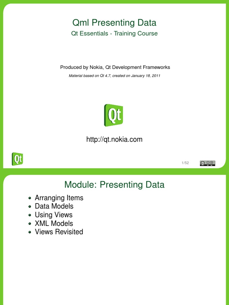 QML Presenting Data | Download Free PDF | Computing | Software