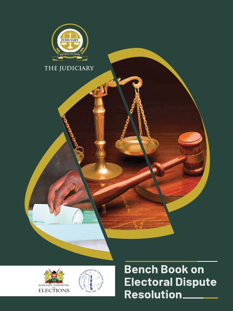 Bench Book On Electoral Dispute Resolution August 2022 | PDF | Judge ...