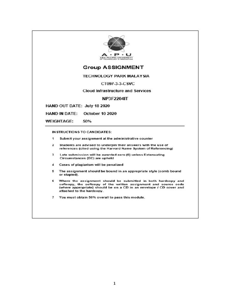 Ct097 3 3 Csvc Np000384 Np000391 Np000477 Download Free Pdf Cloud Computing Return On