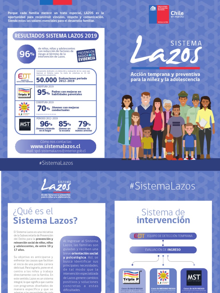 Díptico Sistema Lazos | PDF