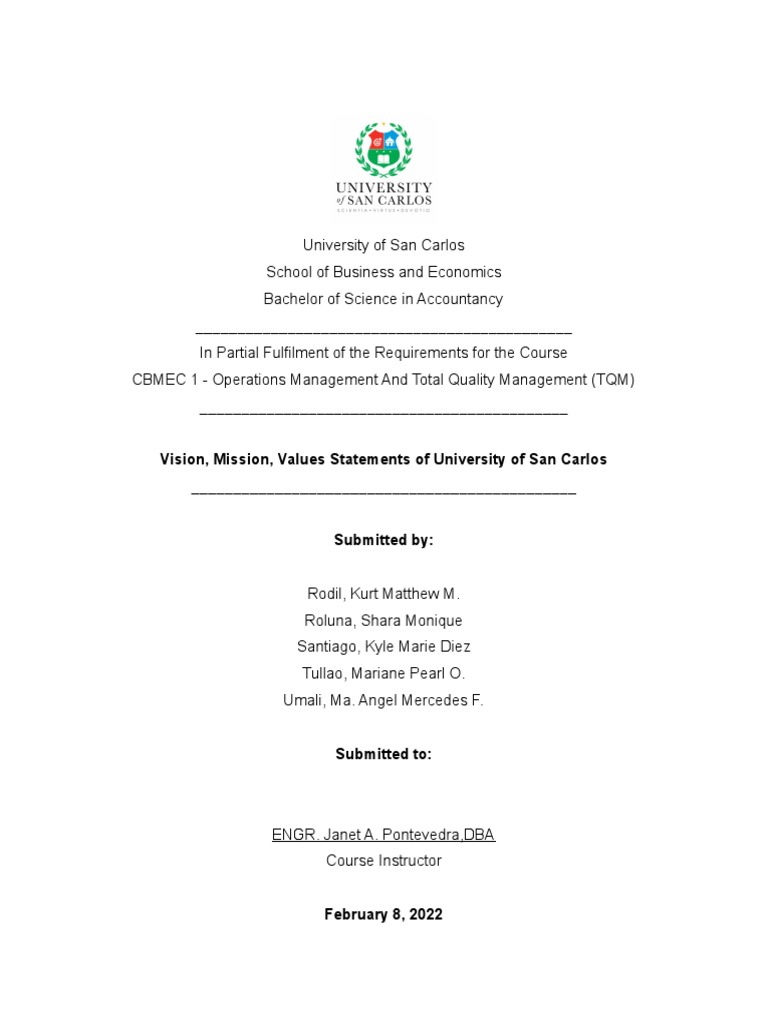 Cbmec Group 7 VMV | PDF | Self Realization | Cognition