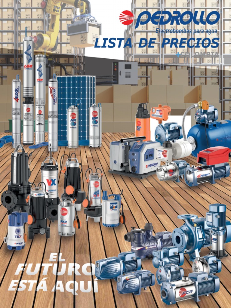 Lista Pedrollo Sep 2022 v4 | PDF | Agua | Bomba