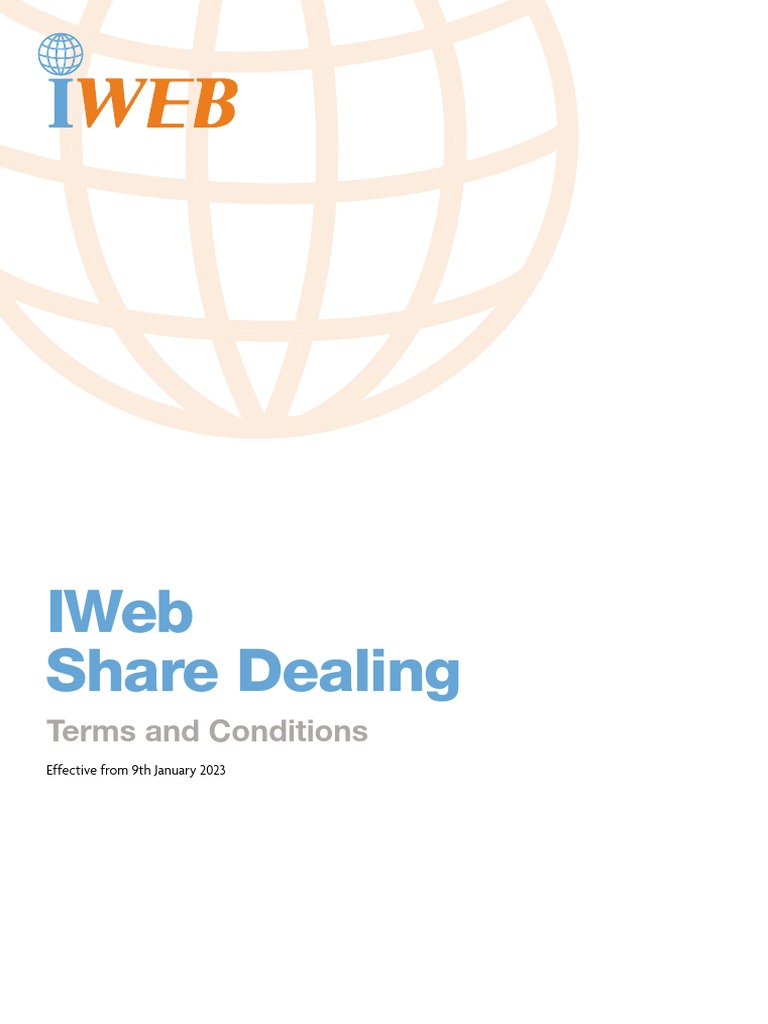IWeb T&C 2023 | Download Free PDF | Investing | Banks