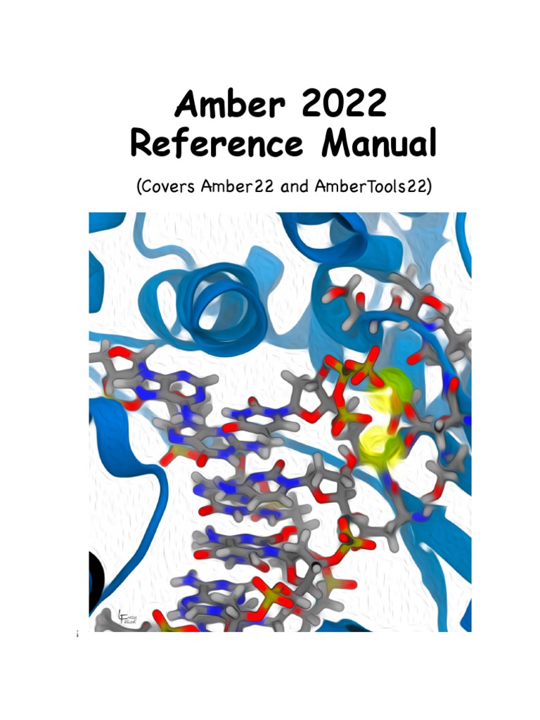 Amber 2022 Reference Manual Guide | PDF | Molecular Dynamics | Computational Chemistry
