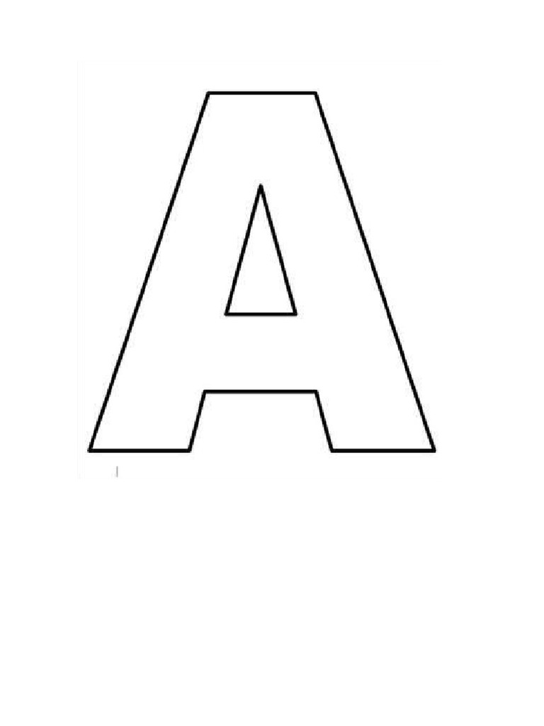 Molde de Letras | PDF