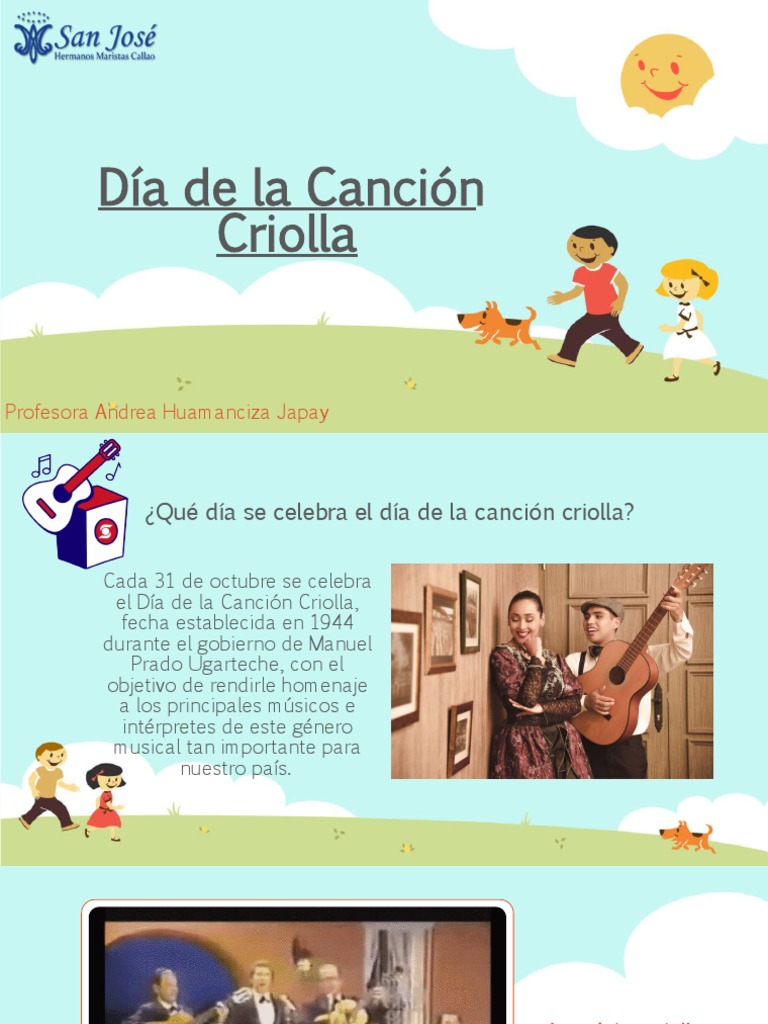 Día de la Canción Criolla en Perú | PDF