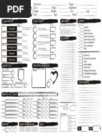 Advanced Character Sheet | PDF | Tabletop Games | Entertainment