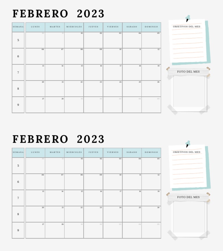 Calendario Enero | PDF