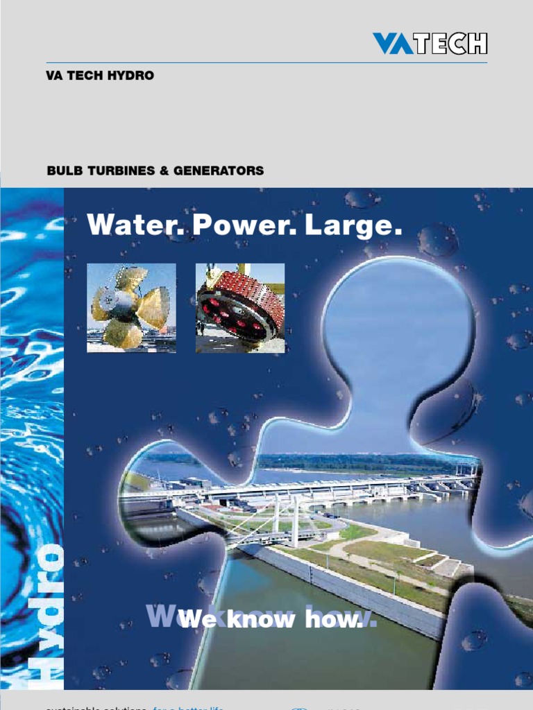 B7C6A Va Tech Hydro Bulb Turbines Generators | PDF | Hydroelectricity ...