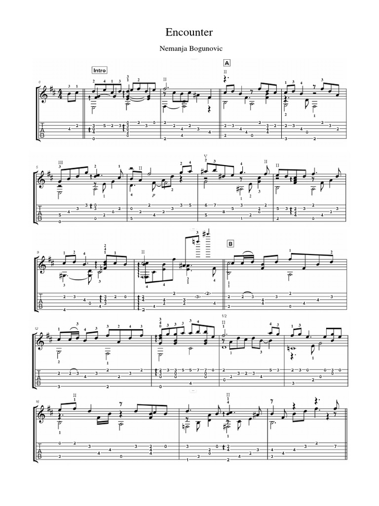 Nemanja Nogunovic - Encounter | PDF