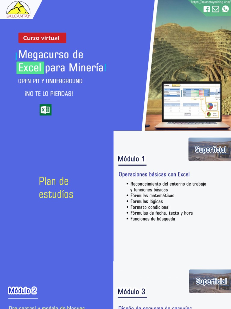 Megacurso de Excel para Mineria | PDF