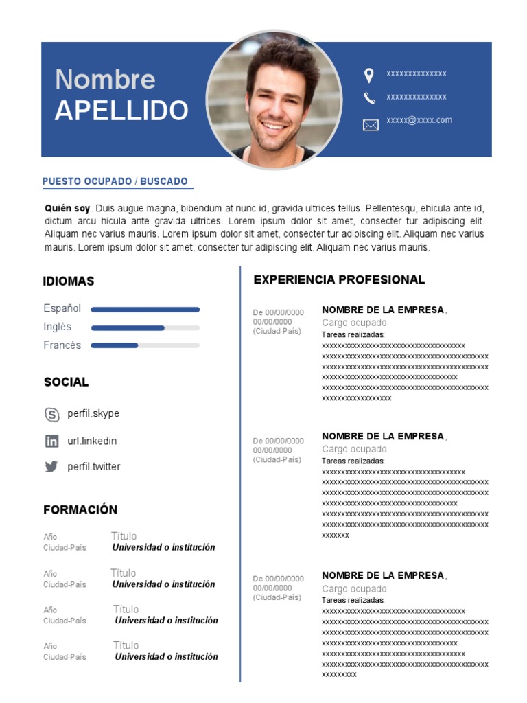 Curriculum Vitae Atractivo | PDF