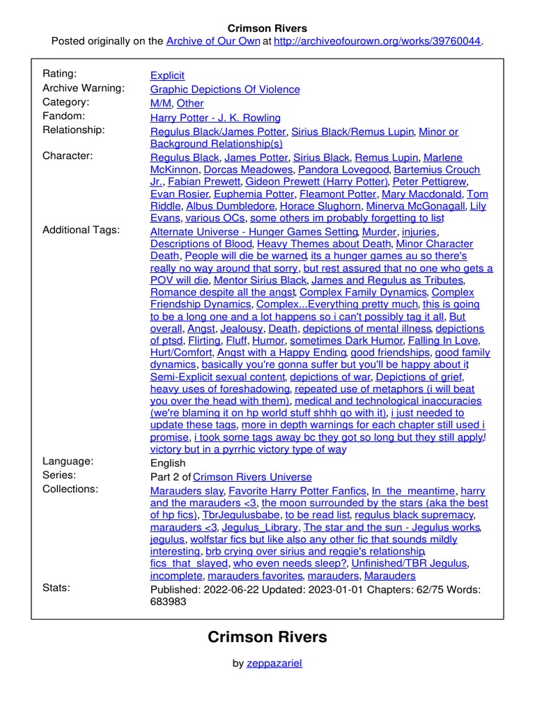 Crimson Rivers | PDF