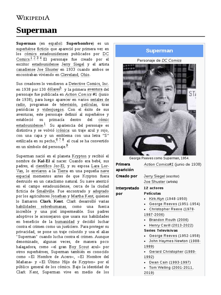 Superman | PDF | Superhombre | DC comics