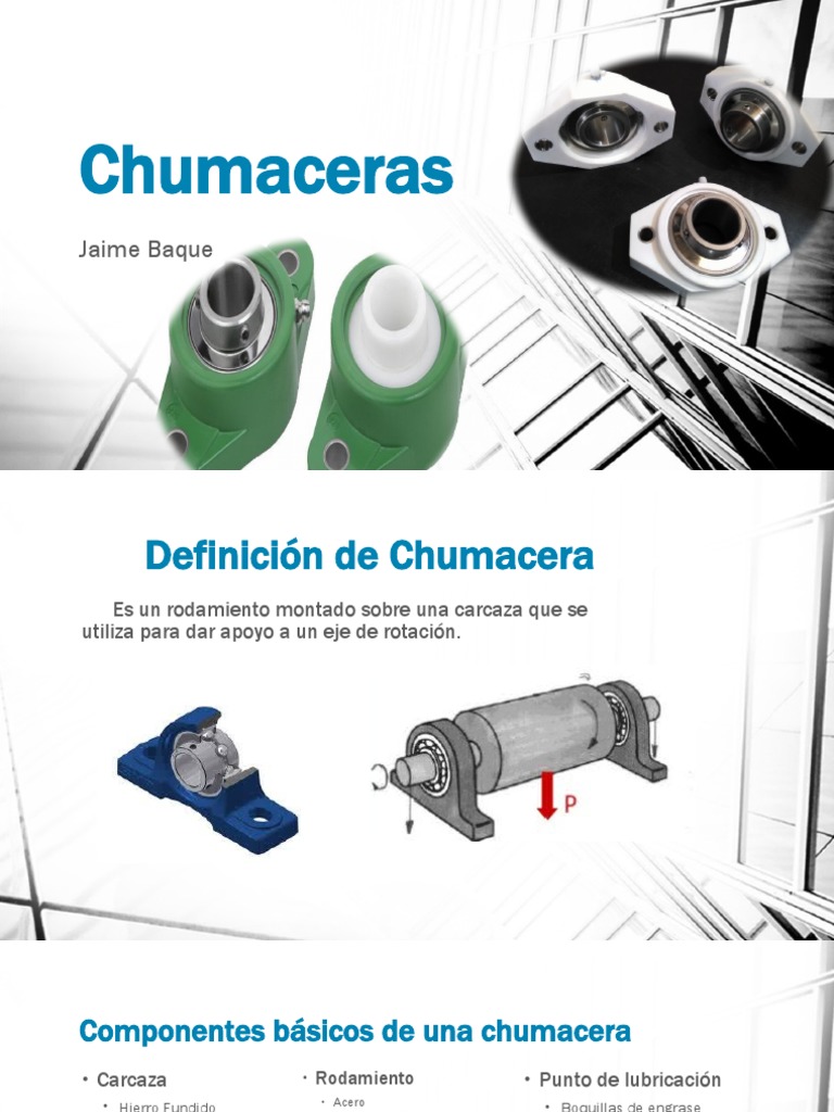 Guía Completa de Chumaceras | PDF | Rodamiento (Mecánico) | Ingeniería ...