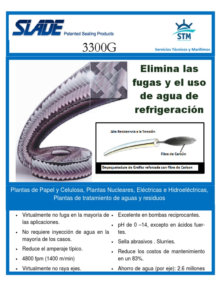 Catalogo Slade 3300G STM | PDF | Agua | Sustancias químicas