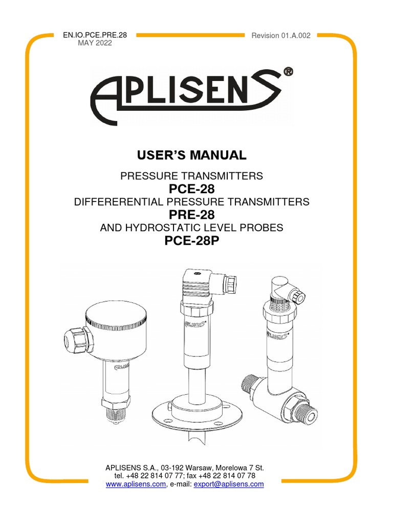 EN IO PCE PRE 28 Revision 01 A 002 | PDF | Pascal (Unit) | Electrical ...