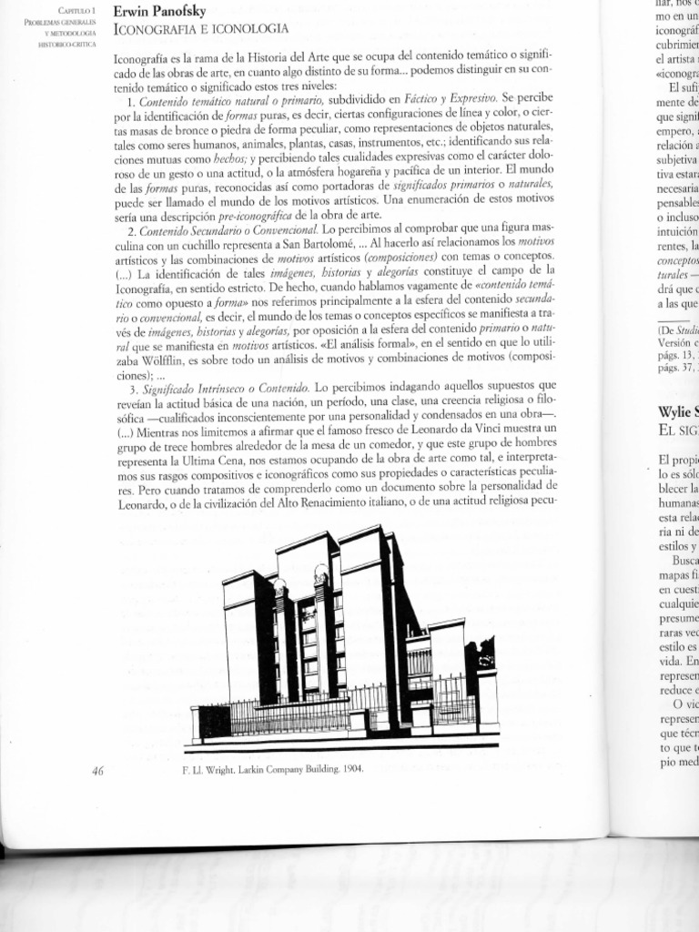 T1 - PANOFSKY - Iconografía e Iconología | PDF