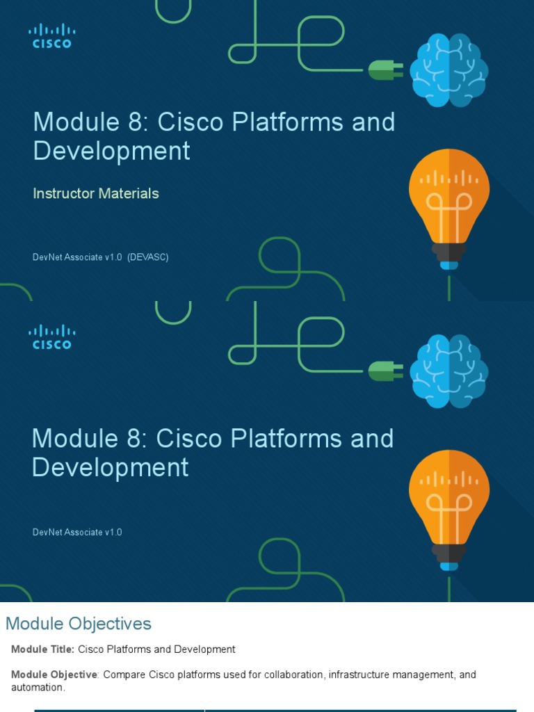 DEVASC Module 8 | PDF | Computer Network | Representational State Transfer