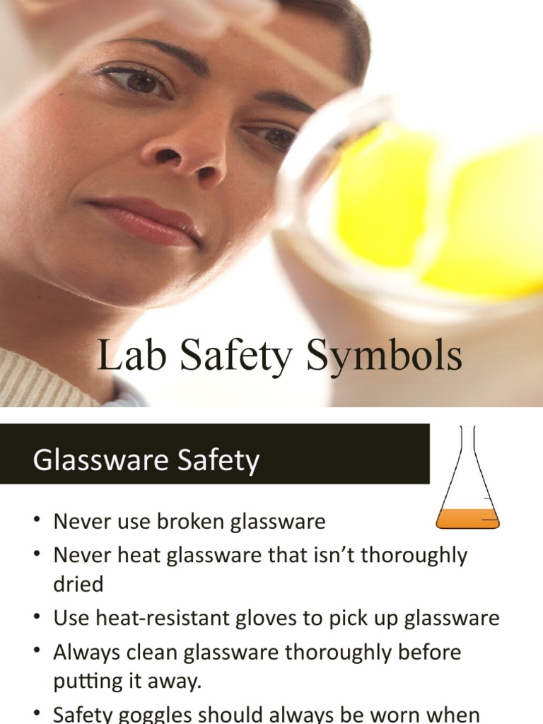 Lab Safety Symbols Lesson 1 | PDF