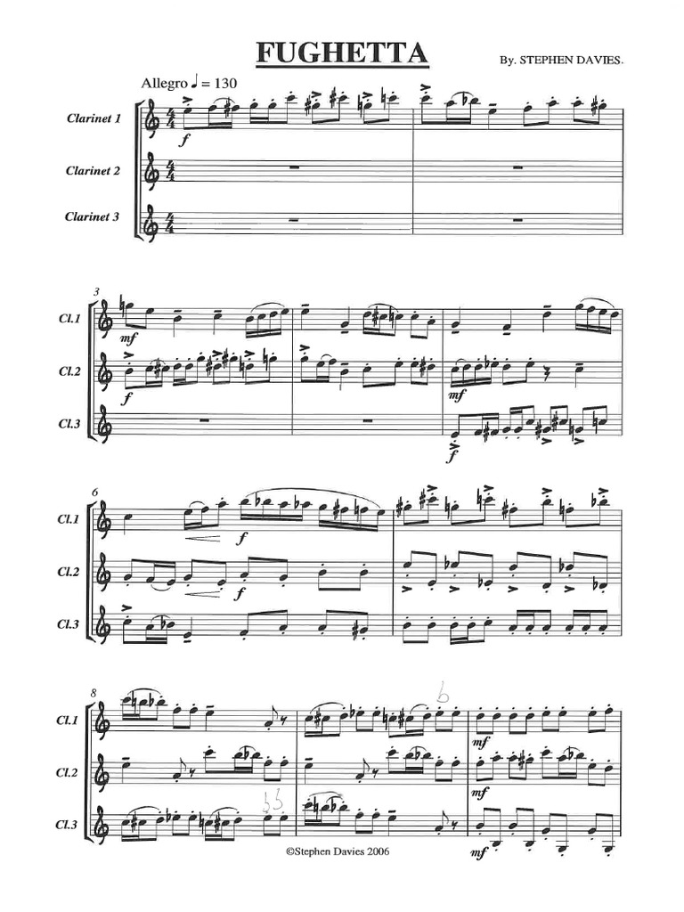 Davies Fughetta | PDF