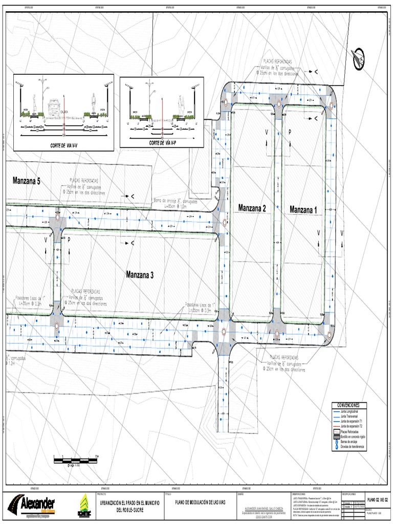 Plano de Modulacion - El Roble - Plano 2 | PDF
